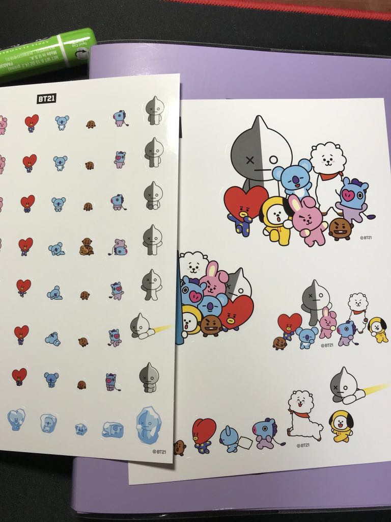 (PO) bt21 study planner, Hobbies & Toys, Memorabilia & Collectibles ...