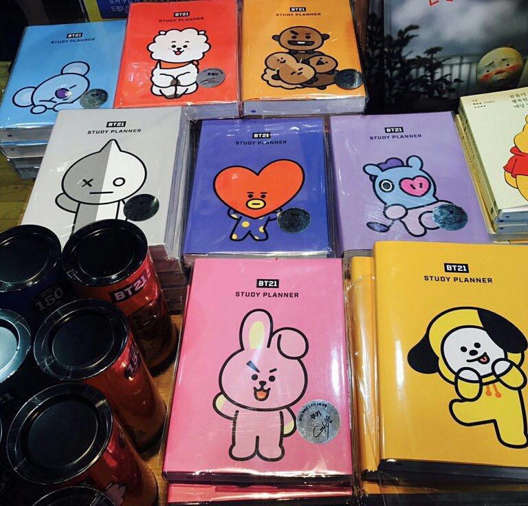 (PO) bt21 study planner, Hobbies & Toys, Memorabilia & Collectibles ...
