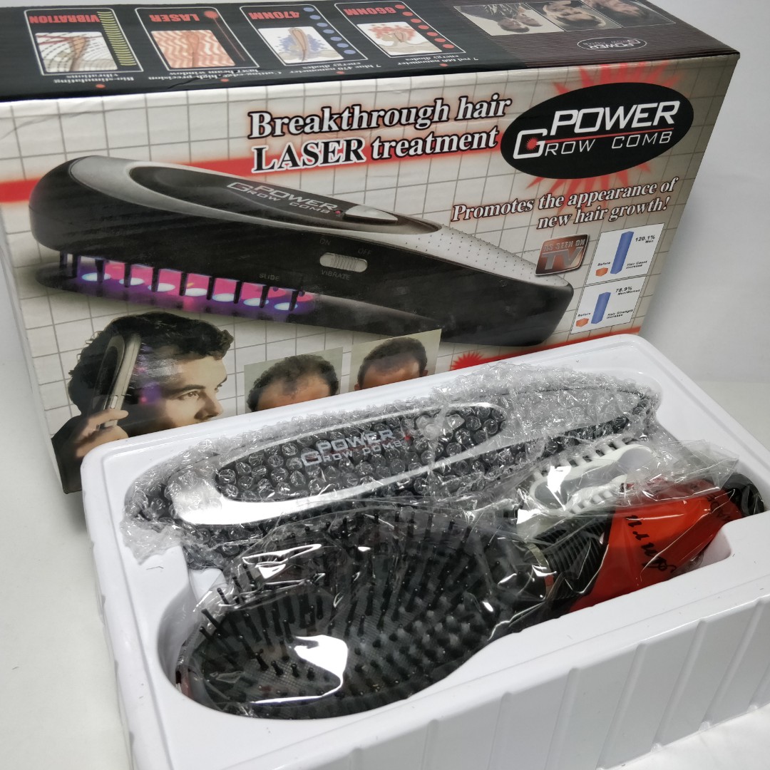 Power Grow Comb Hair Laser Treatment Promotes Growth, Beauty & Personal ...