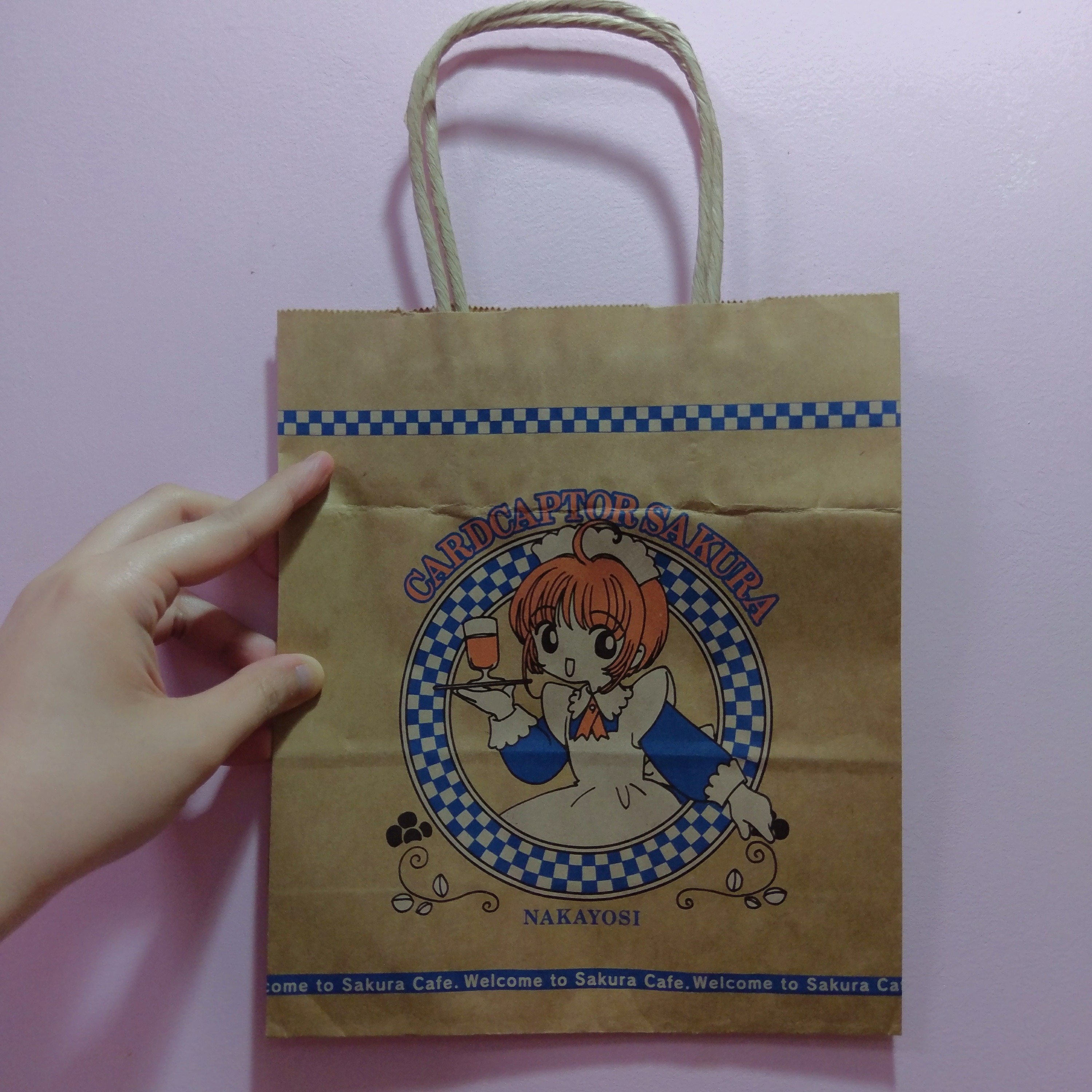 百變小櫻紙袋 中古 cardcaptor sakura paper bag nakayoshi附錄贈品, 興趣及遊戲, 書本 & 文具, 漫畫 ...