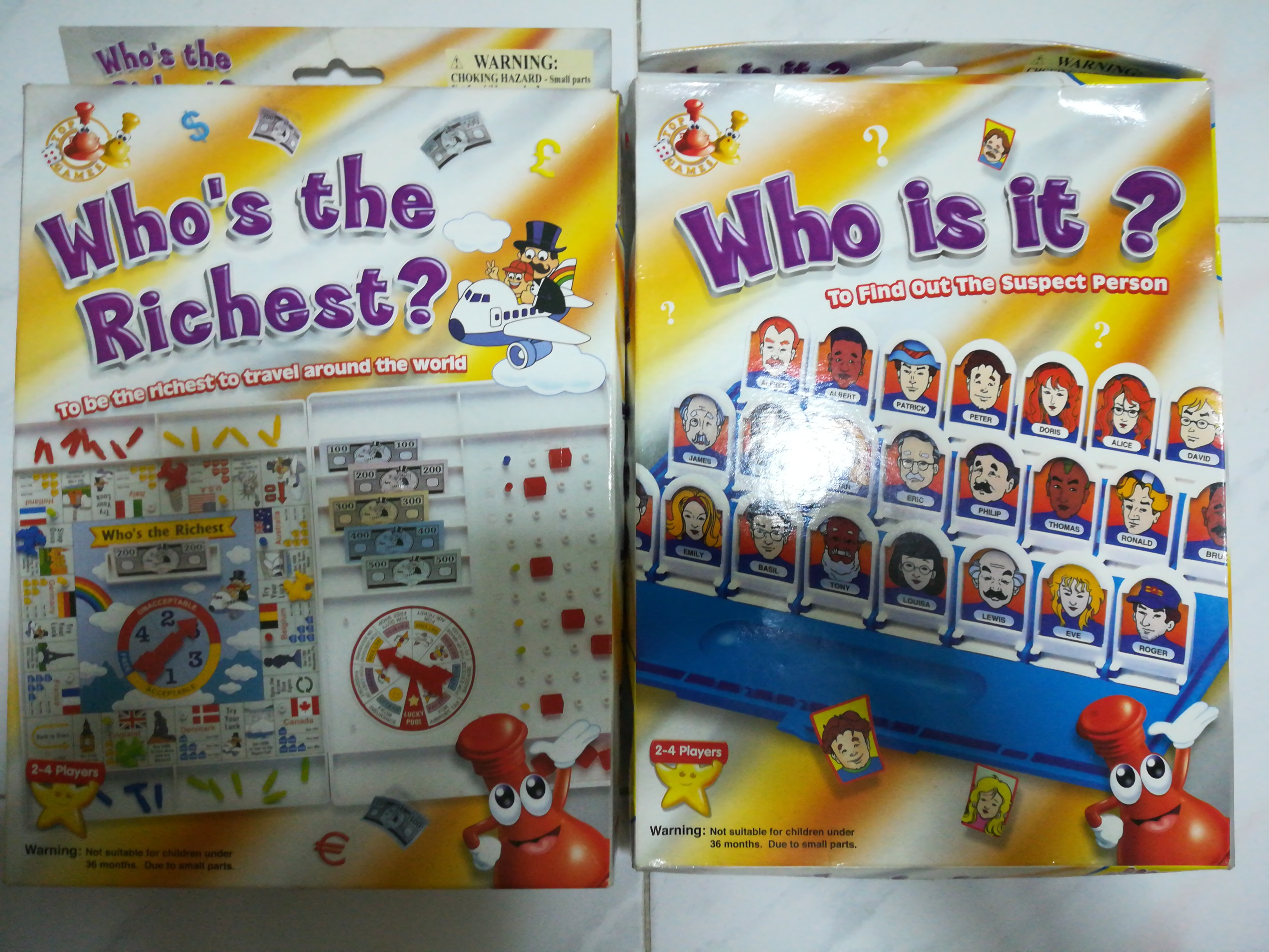 Board game: Who's the Richest & Who Is It, Toys & Games, Others on ...