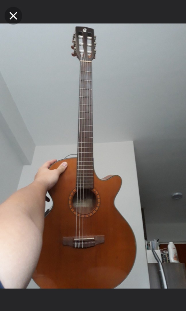 CLASSICAL GUITAR CORT CEC 5 NAT, Music & Media, Music Instruments on ...