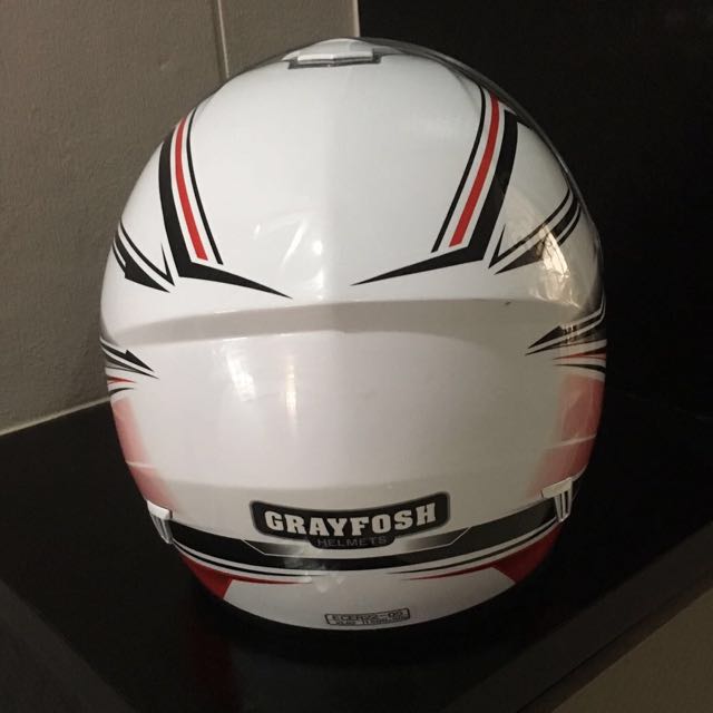 GRAYFOSH HELMET, Motorcycles, Motorcycle Apparel on Carousell