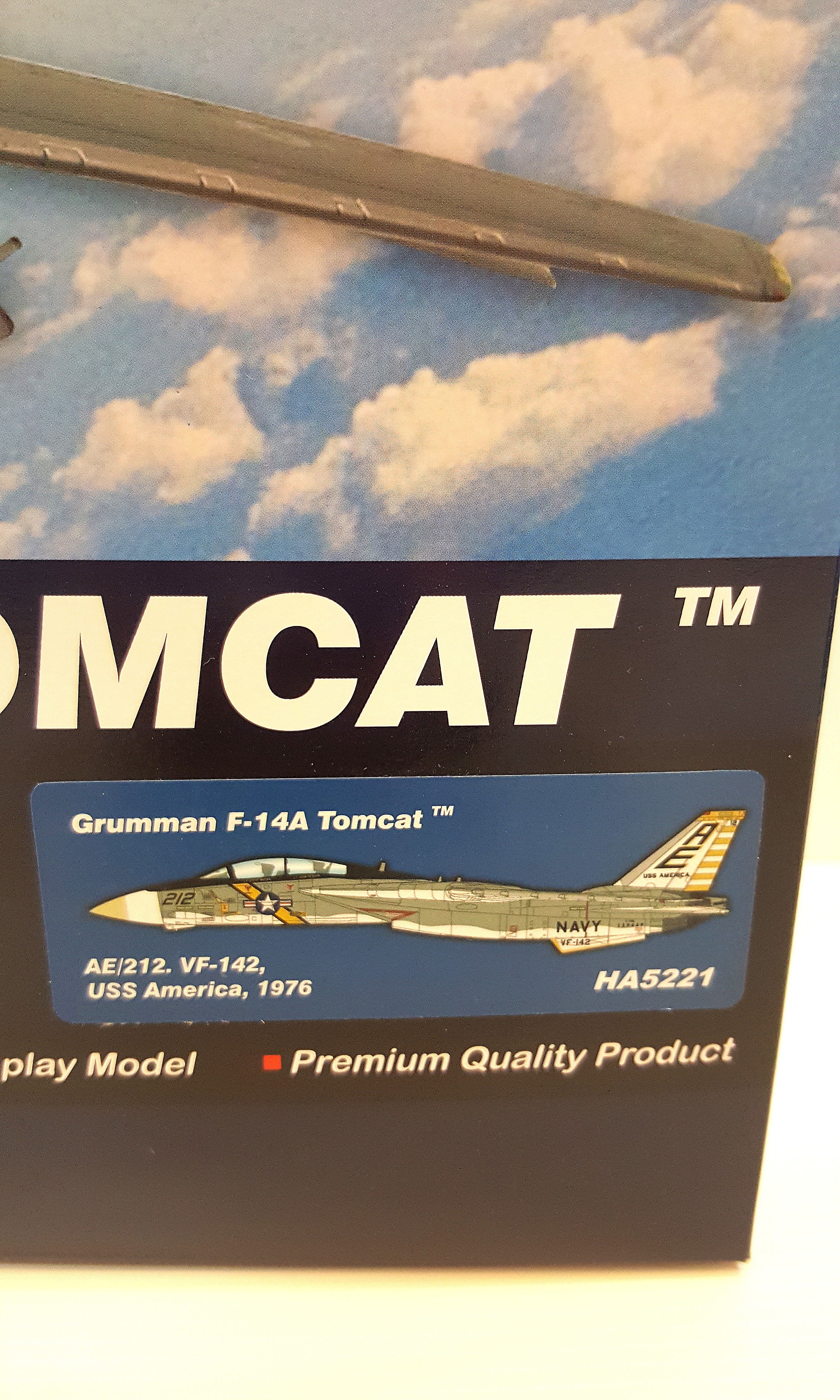Hobby Master HA5221 F-14A Tomcat VF-142 Ghostrider, USS America, Toys ...