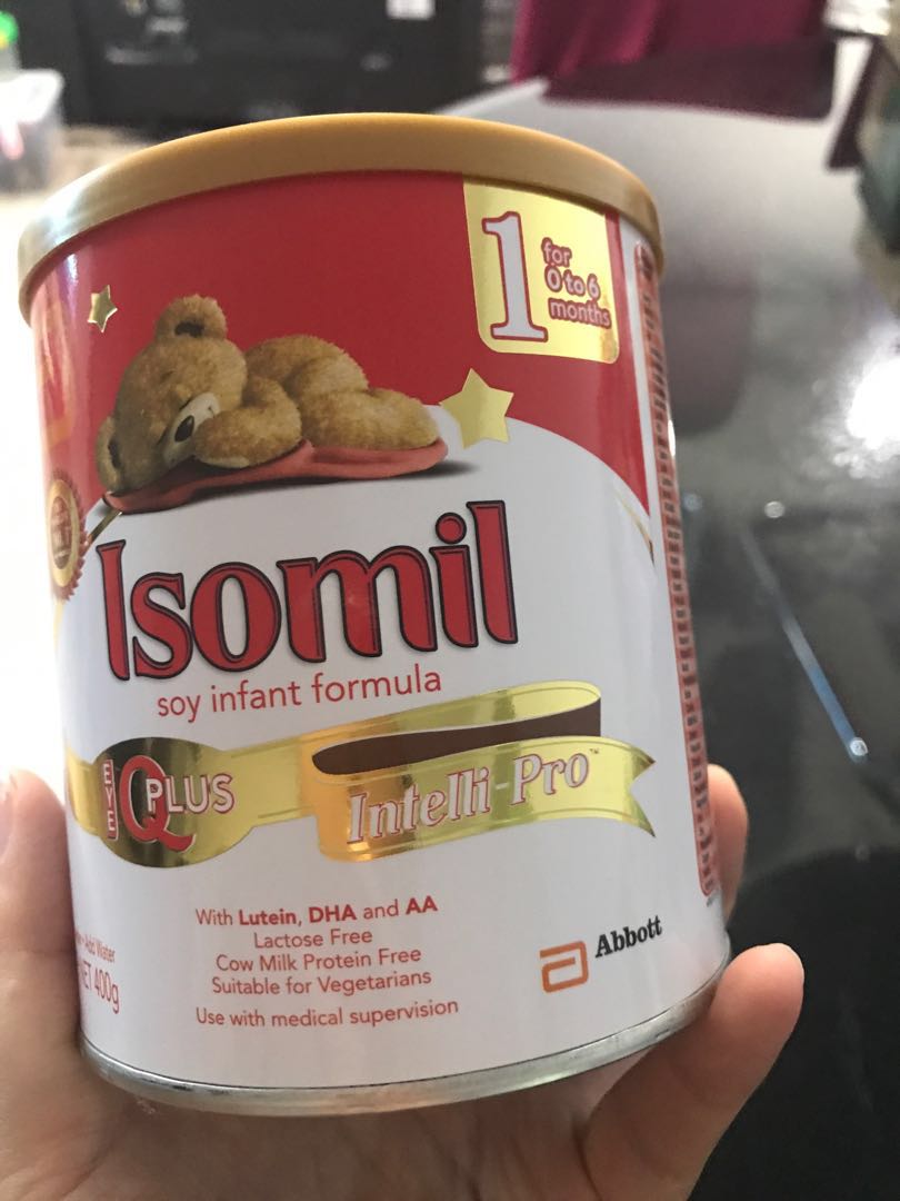 Isomil soy infant formula 0-6mons 400g, Babies & Kids, Nursing ...