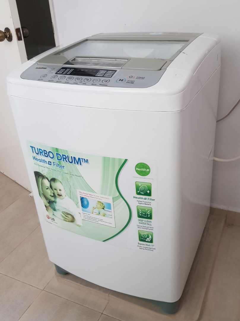 LG WTF9100 Fuzzy Logic 9kg Washer Washing Machine TV Home Appliances