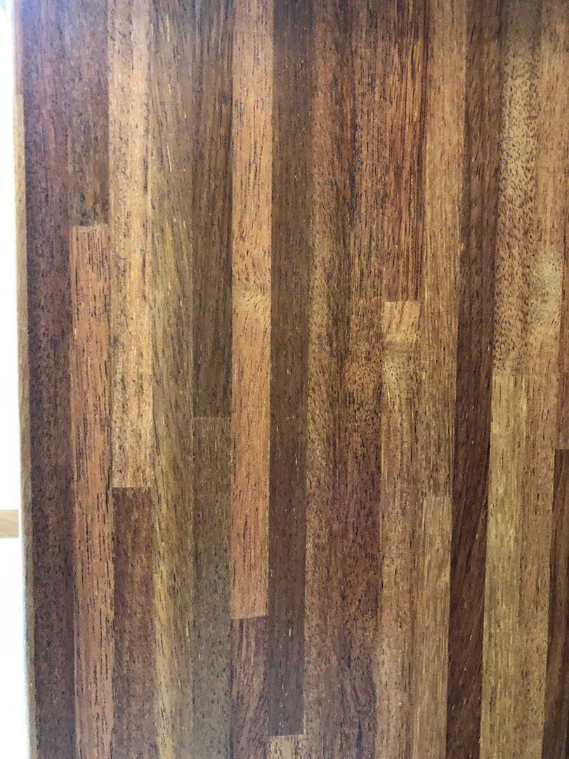 Merbau Finger-Joint Table Top, Furniture & Home Living, Home Decor ...