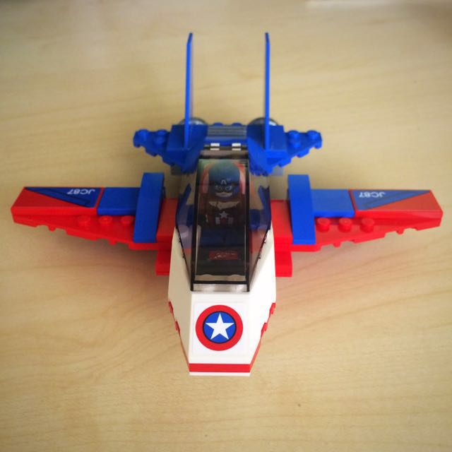 MOC of Lego Captain America Jet, Hobbies & Toys, Toys & Games on Carousell