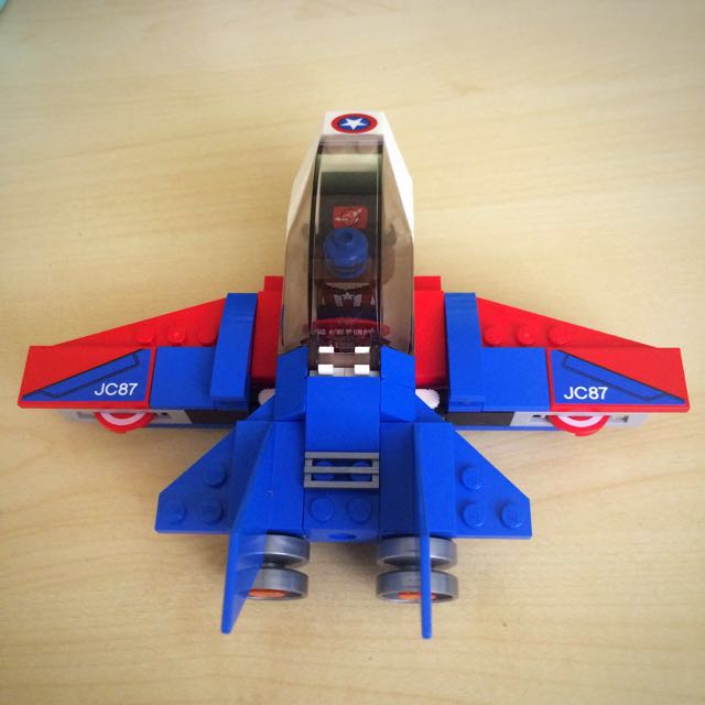 MOC of Lego Captain America Jet, Hobbies & Toys, Toys & Games on Carousell