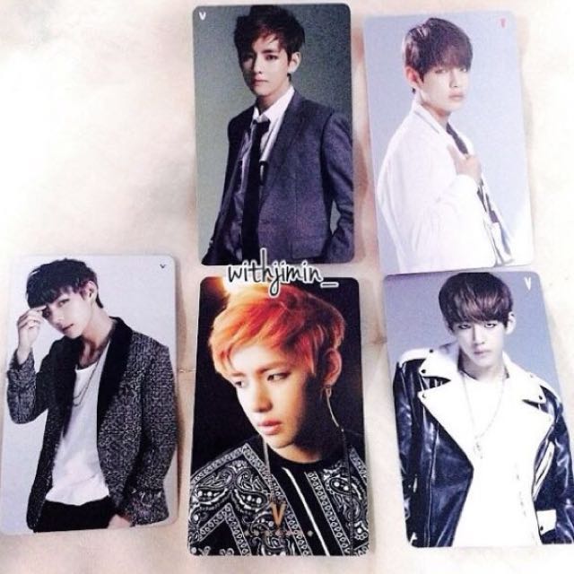 OFFICIAL RARE V Photocards, Hobbies & Toys, Memorabilia & Collectibles ...