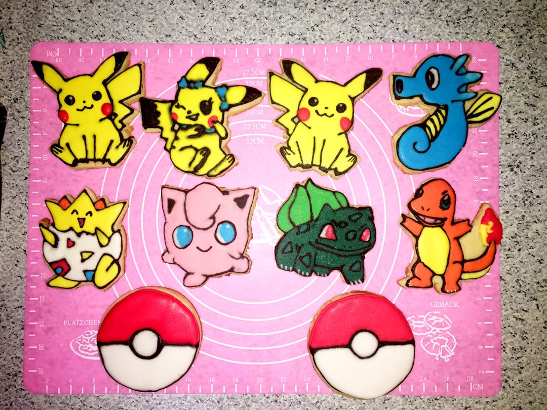 Pokemon Sugar Cookies, Food & Drinks, Homemade Bakes on Carousell