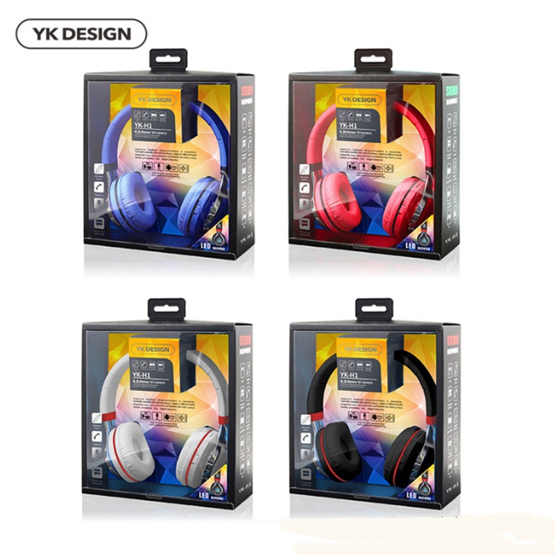 YK design wireless bluetooth headphones, Electronics, Audio on Carousell