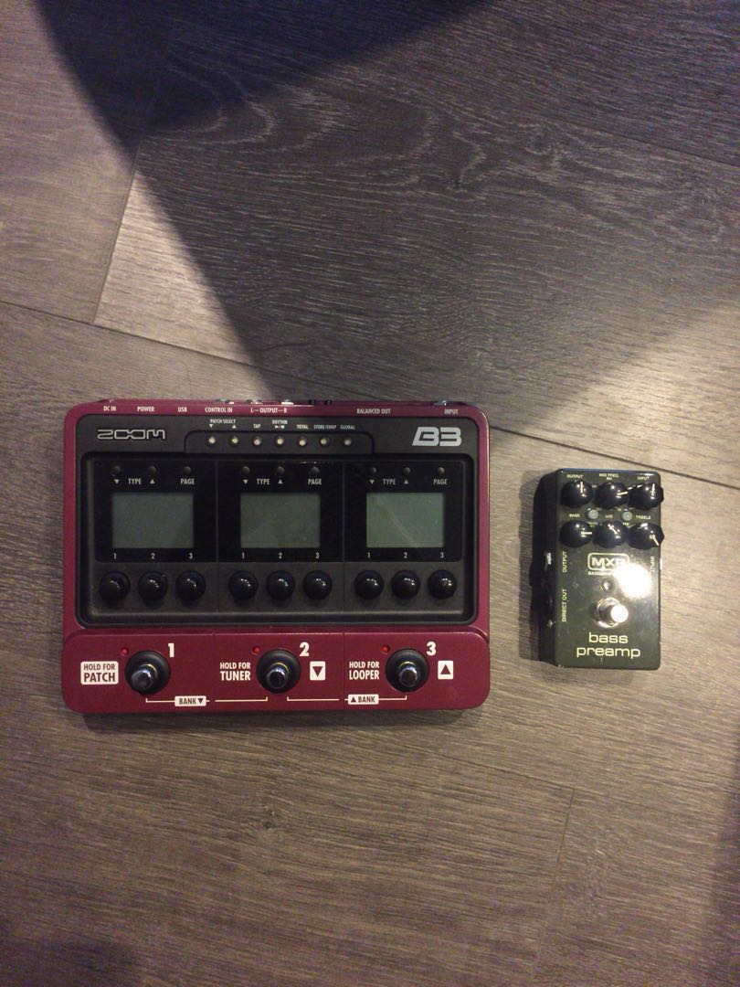 Zoom B3 Bass Multieffects, Hobbies & Toys, Music & Media, Musical ...
