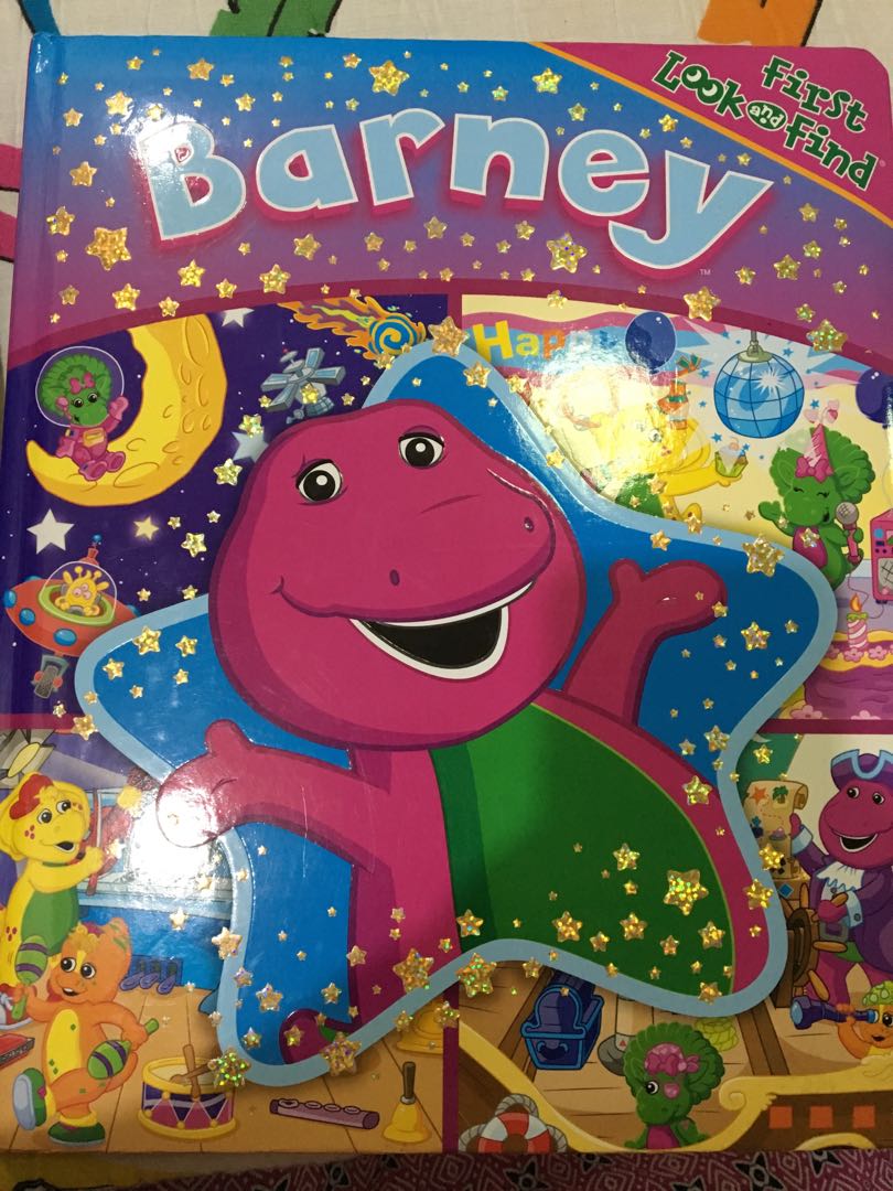 First Look Find Barney, Buku & Alat Tulis, Buku Anak-Anak di Carousell