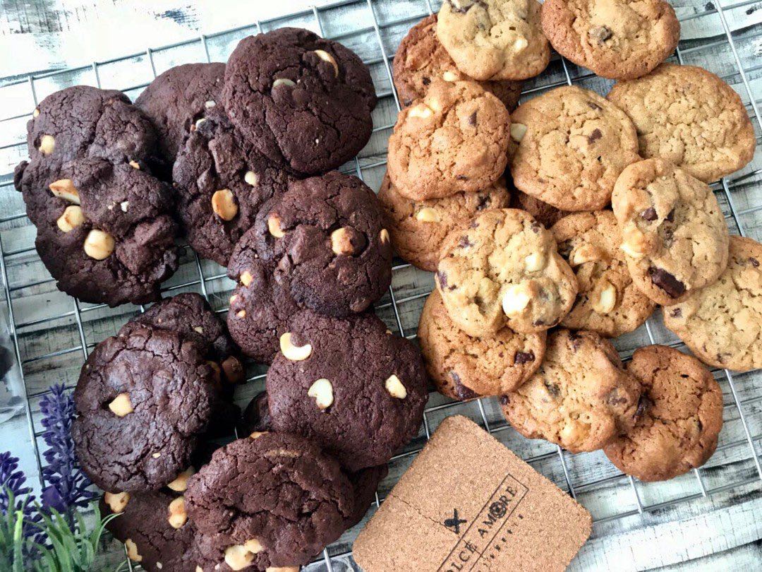 Florentine Cookies, Macadamia Choc Chip, Almond London, Frambrozen ...
