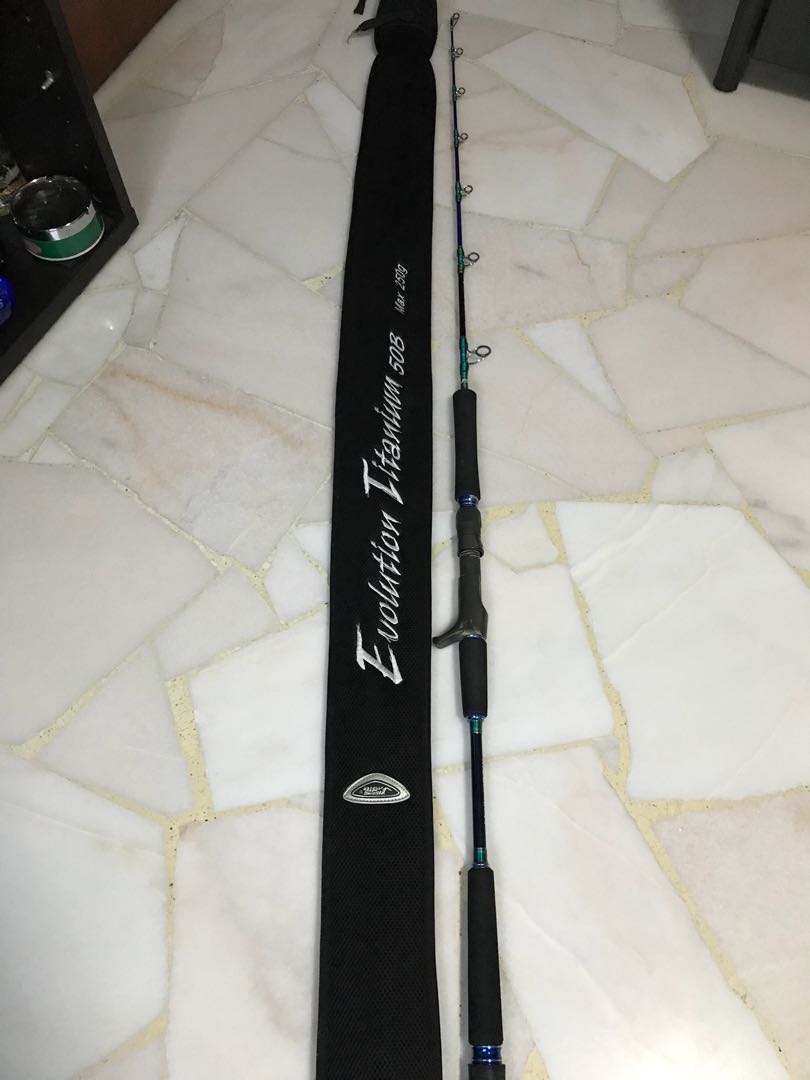 Jigging master evolution titanium rod pe2-5, Sports Equipment, Fishing ...