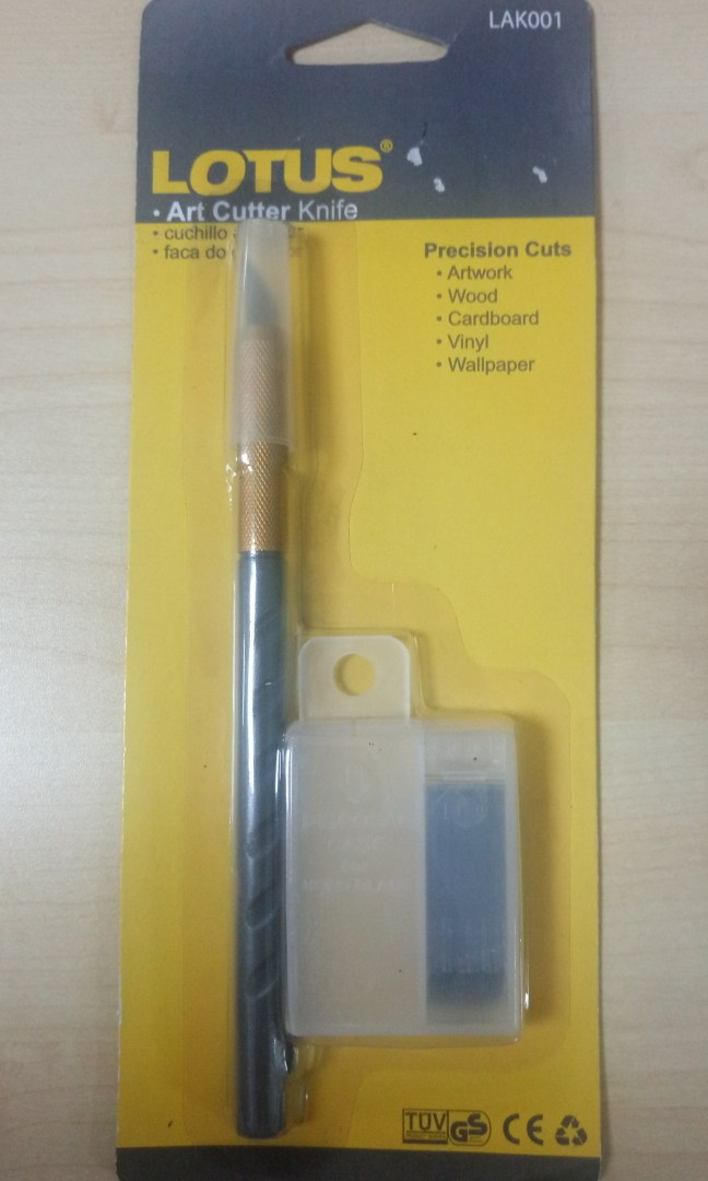 Lotus Art Cutter Knife w/ Spare Blades *Price Dropped*, Hobbies & Toys ...