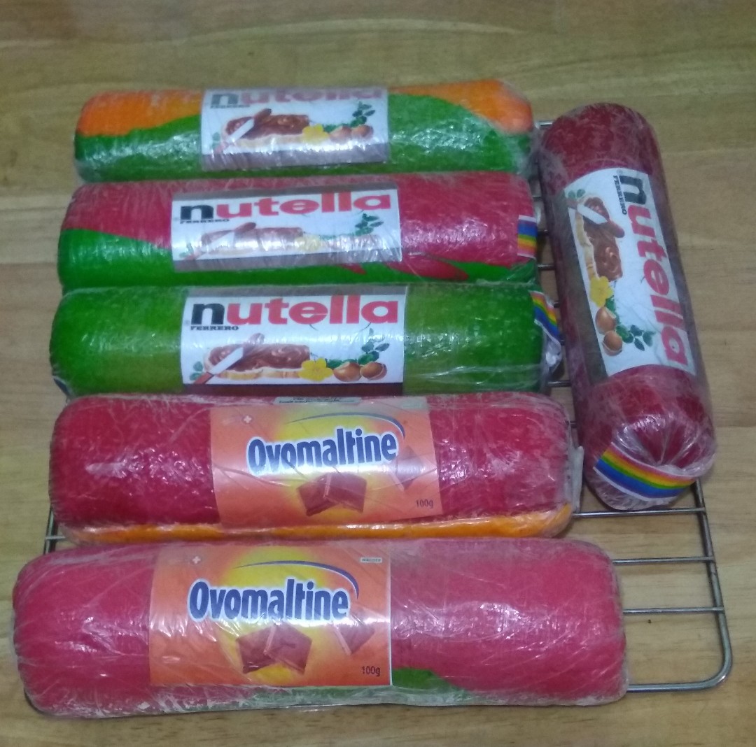 Nutella Swiss Roll With Choc Bar, Food & Drinks, Packaged & Instant ...