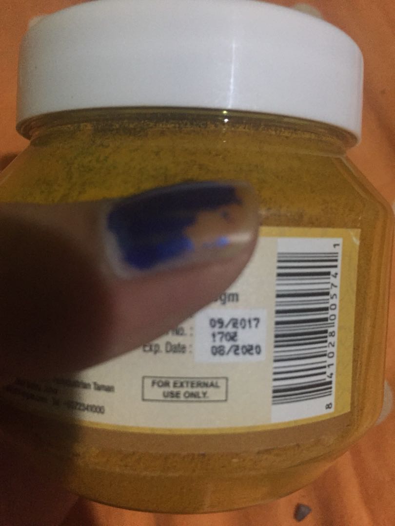 Poosu manjal powder, Health & Nutrition, Health Supplements, Health ...