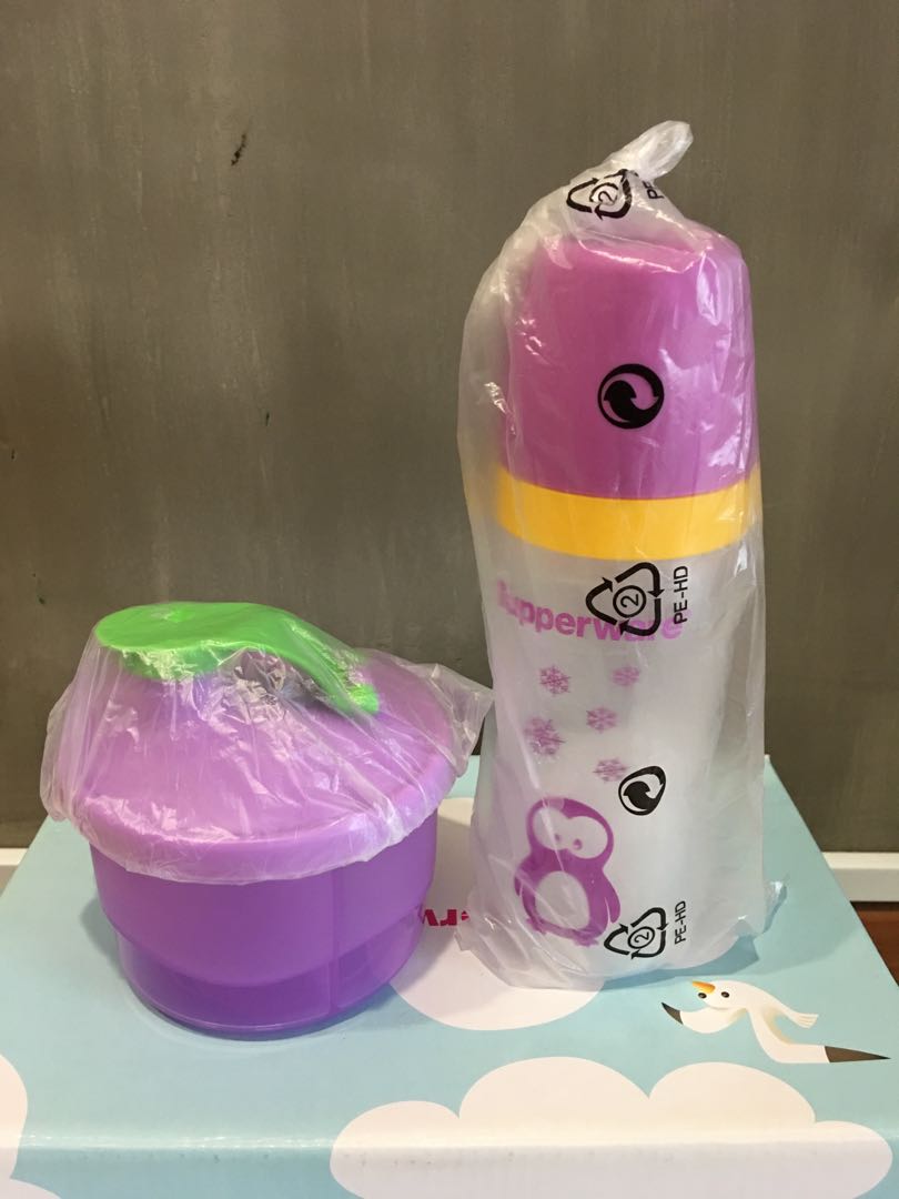Tupperware milk bottle & dispenser, Babies & Kids, Nursing & Feeding ...