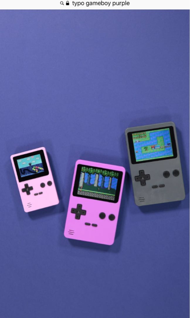 Typo Retro Gameboy, Video Gaming, Video Game Consoles, Others on Carousell
