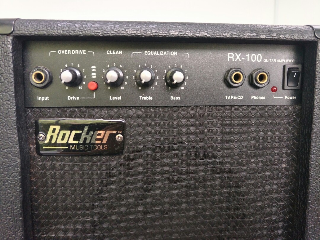 Used Rocker RX 100 Guitar Amplifier, Hobbies & Toys, Music & Media ...