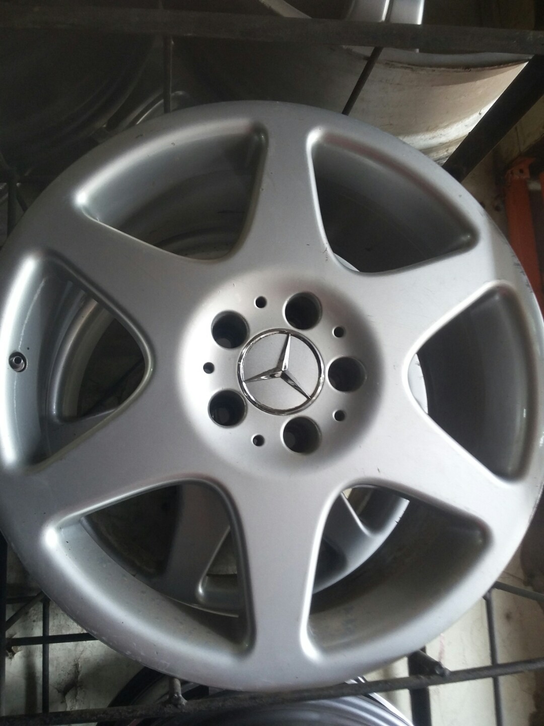 Velg mercedes w163 oem ML430/R18/lebar9rata, Aksesoris Mobil di Carousell