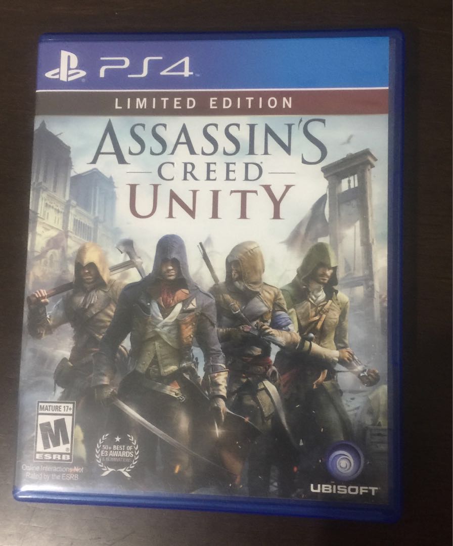 ASSASSINS CREED UNITY Limited Edition With Unused Code Video Gaming