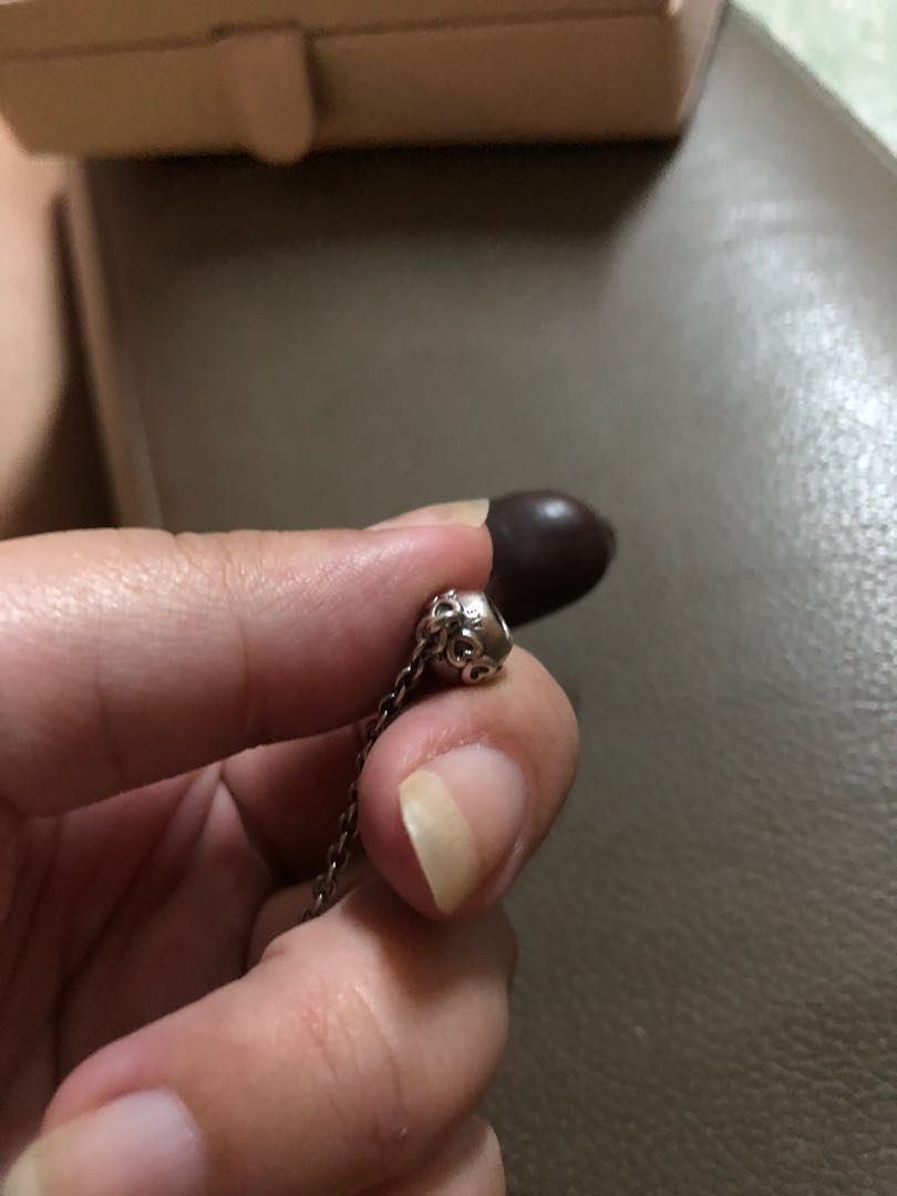 Authentic Pandora Charm Love Connection Safety Chain, Women's Fashion ...