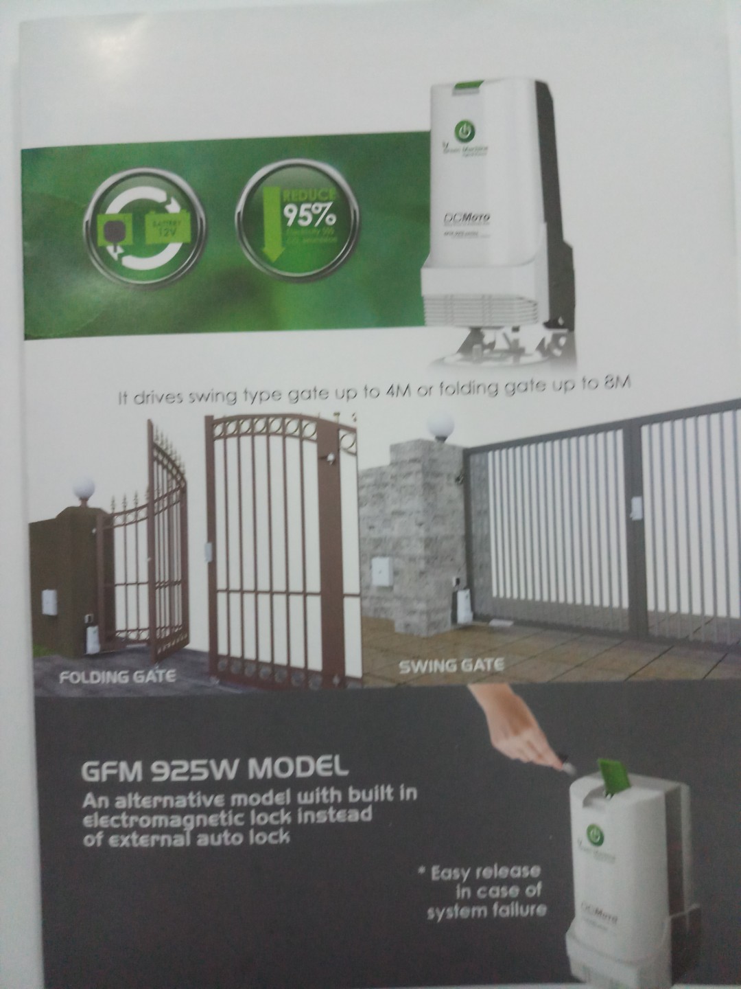 Autogate DC MOTO 925W, Health & Nutrition, Assistive & Rehabilatory ...