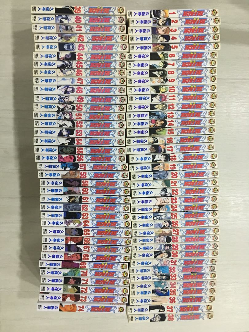 Bleach - full set, 1-74, Hobbies & Toys, Memorabilia & Collectibles ...