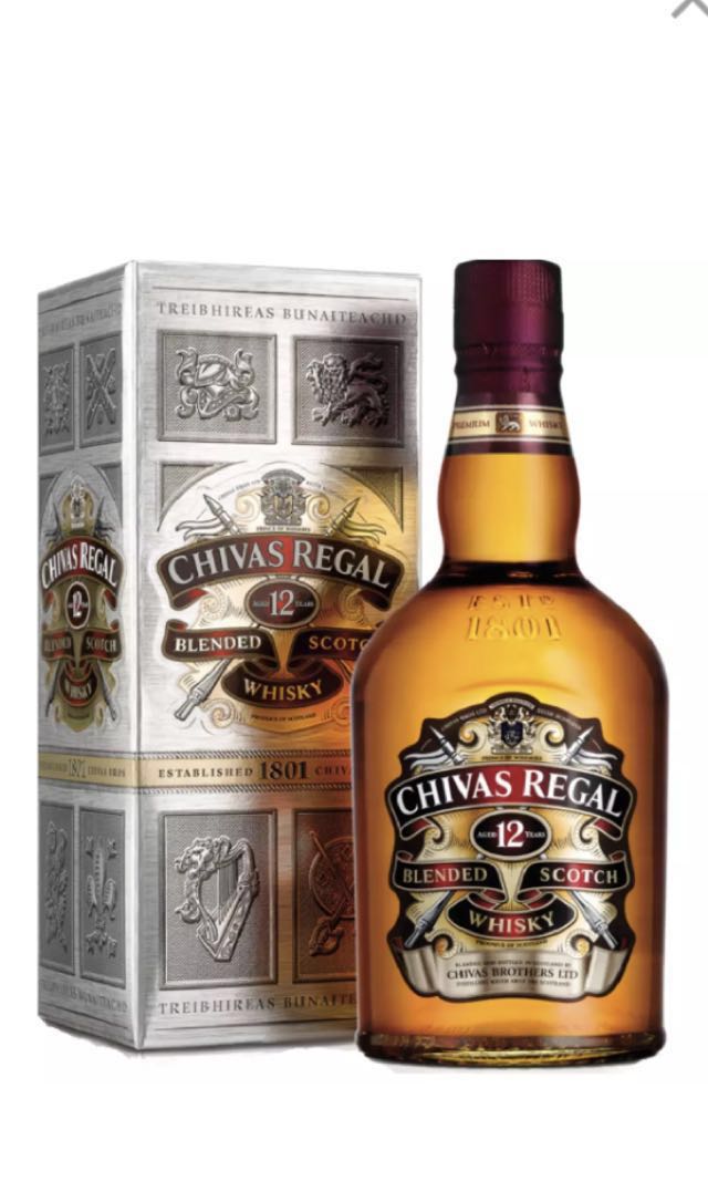 Chivas 12 years - 1 Litre, Food & Drinks, Alcoholic Beverages on Carousell