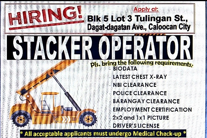 Hiring - Stacker Operator, Jobs & Opportunities, Transport & Delivery ...