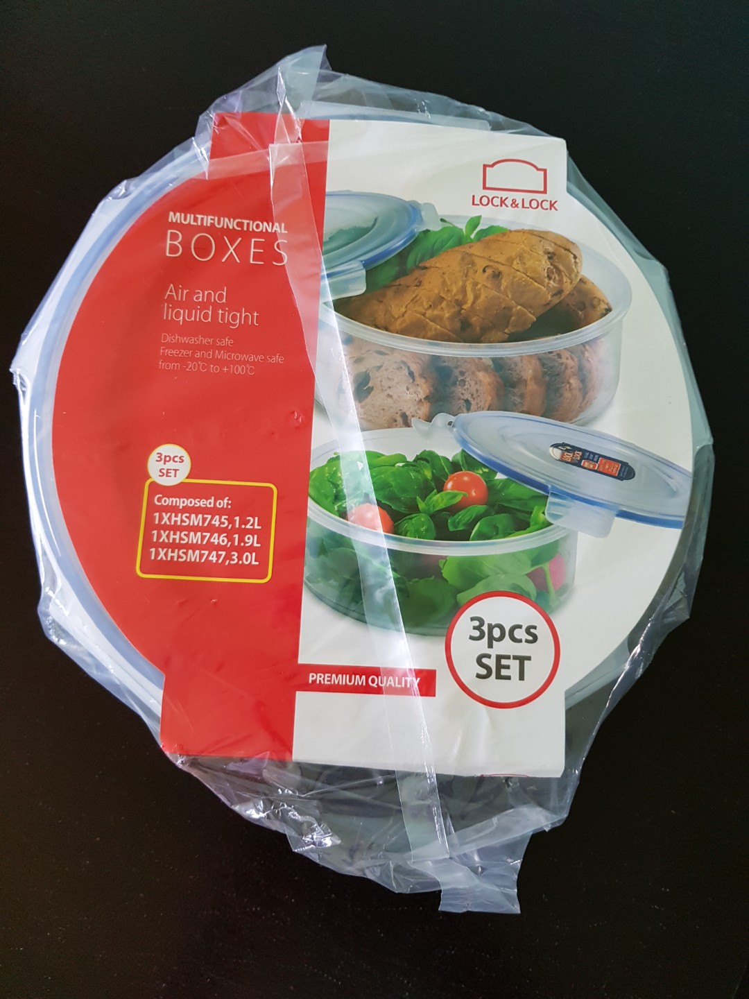 Lock n Lock Round Cotainer, Furniture & Home Living, Kitchenware ...