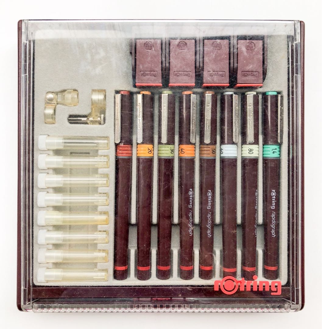 Rotring radiograph & college set, Hobbies & Toys, Stationery & Craft ...