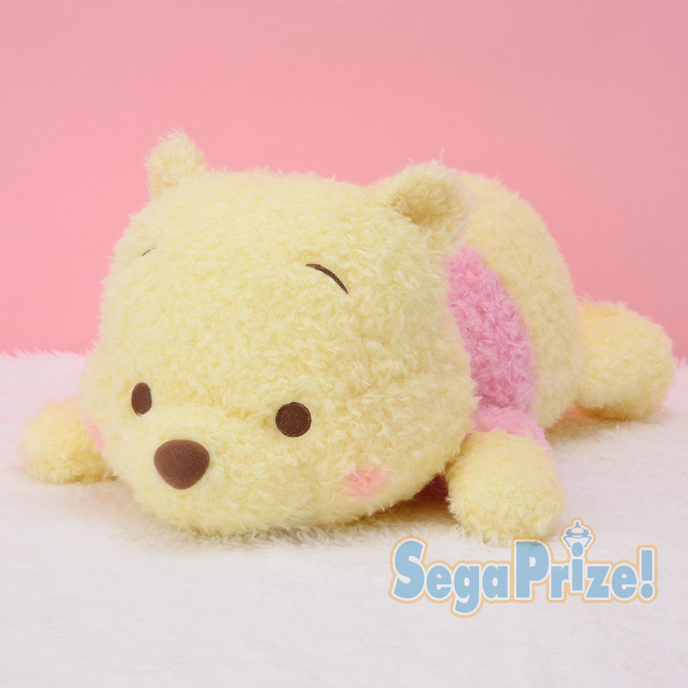 [TOREBA] Winnie the Pooh Mega Jumbo Lying Down Pastel Red Cheeks Plush ...