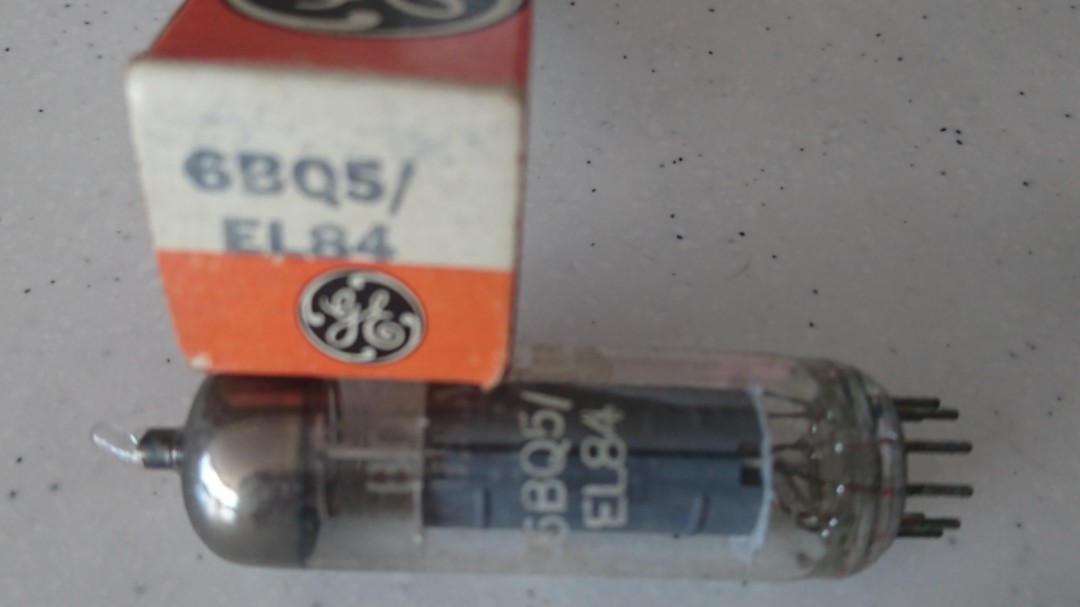 Vintage nos GE EL84 tube, Audio, Other Audio Equipment on Carousell