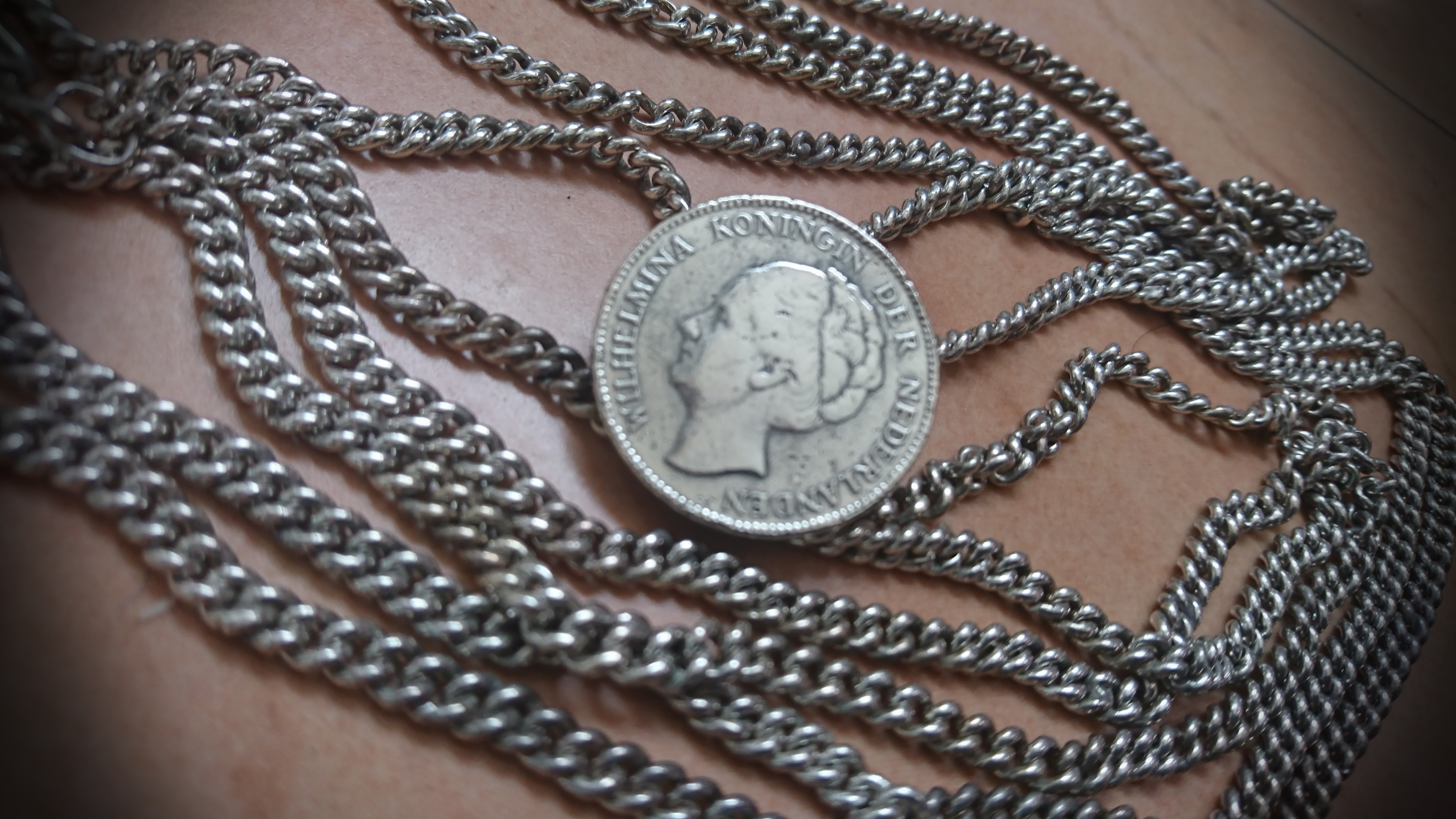 Vintage Peranakan Silver coin Buckle belt, Women's Fashion, Watches ...