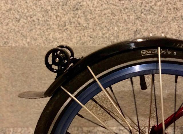 Brompton rear fender roller wheel, Sports Equipment, Bicycles & Parts ...
