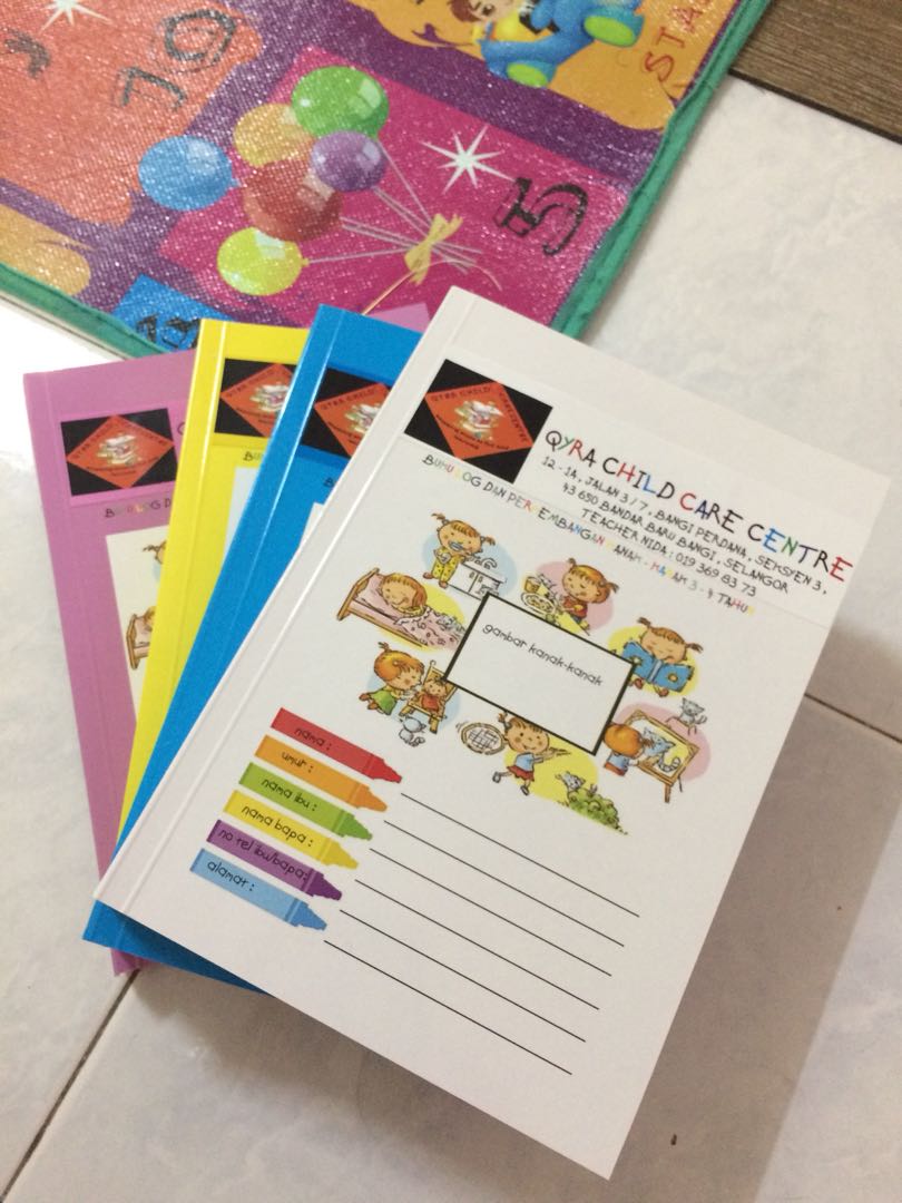 Buku log harian taska, Hobbies & Toys, Books & Magazines, Storybooks on ...