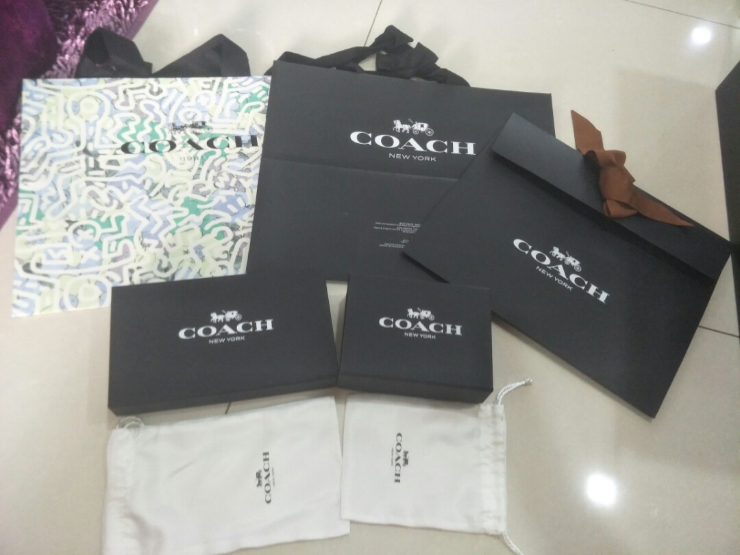 Coach Boxes & Paperbag, Luxury, Bags & Wallets on Carousell