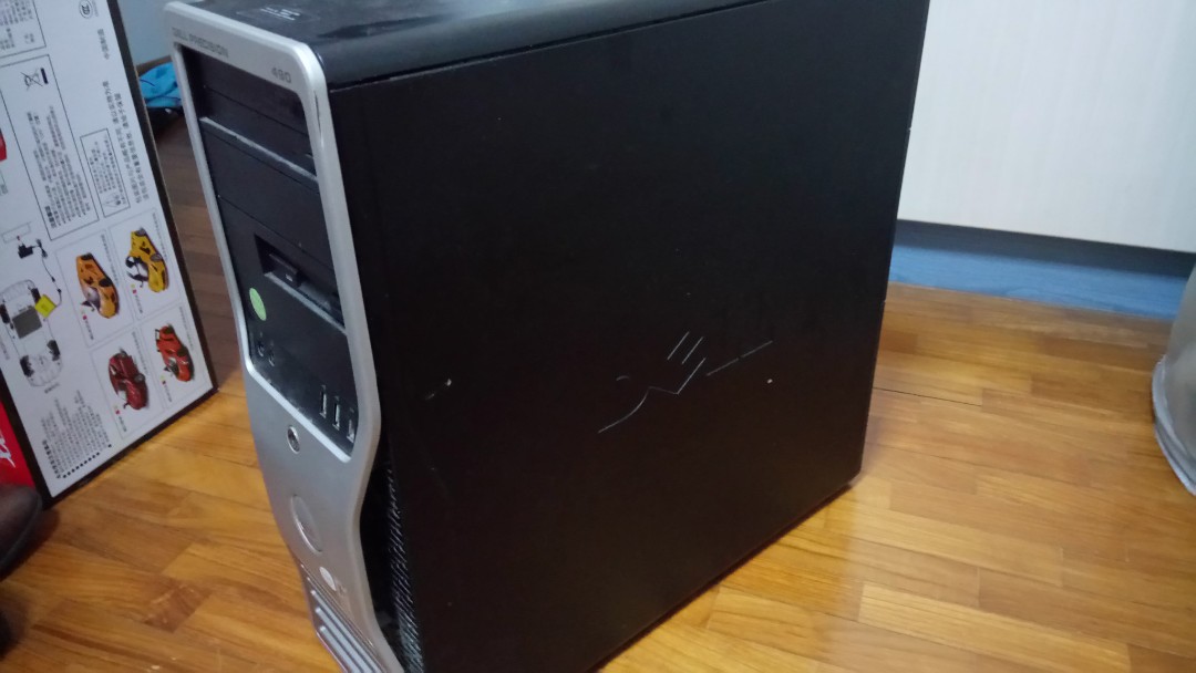 Desktop CPU- Dell Precision 490, Computers & Tech, Desktops on Carousell