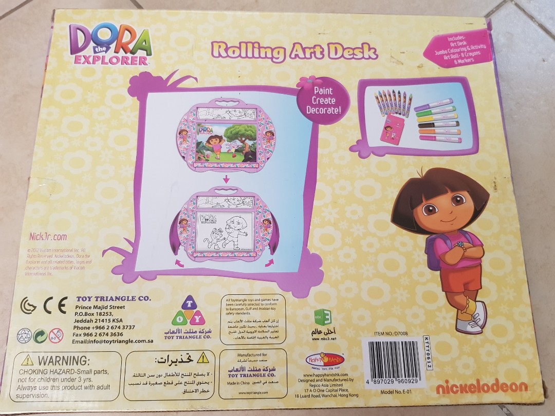 Dora the explorer rolling art desk, Babies & Kids, Baby Nursery & Kids ...