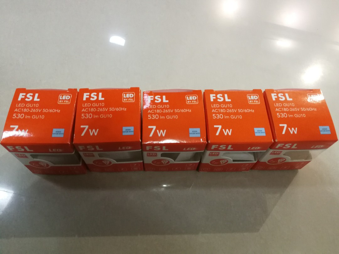 FSL GU10 7W LED for Track Spotlight, Services, Home Services ...