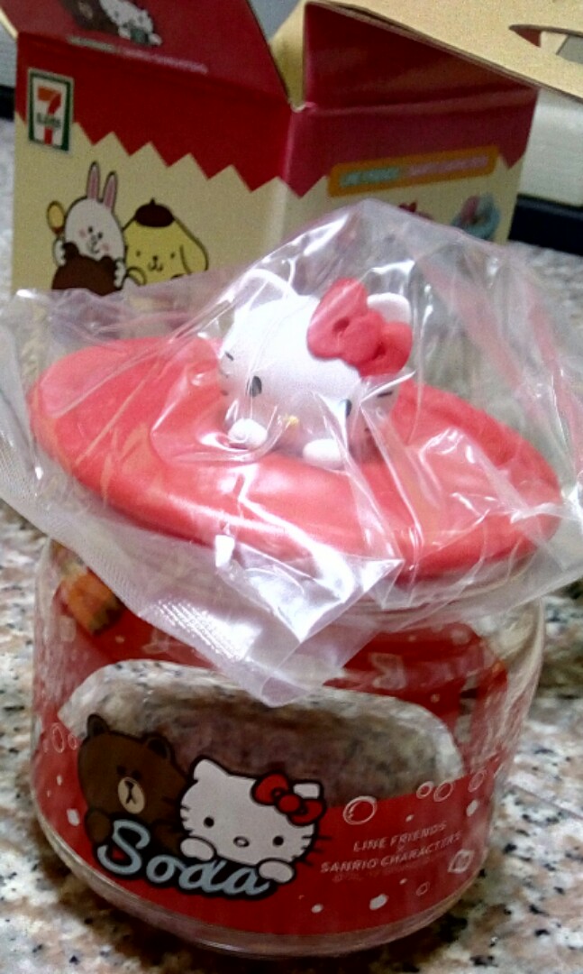 Hello Kitty 711 Glass Container on Carousell