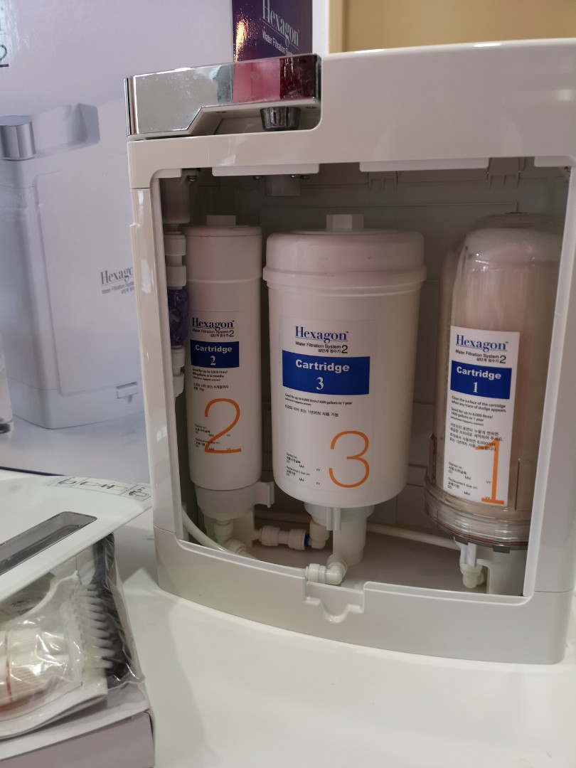Hexagon water filter system 2, TV & Home Appliances, Kitchen Appliances ...
