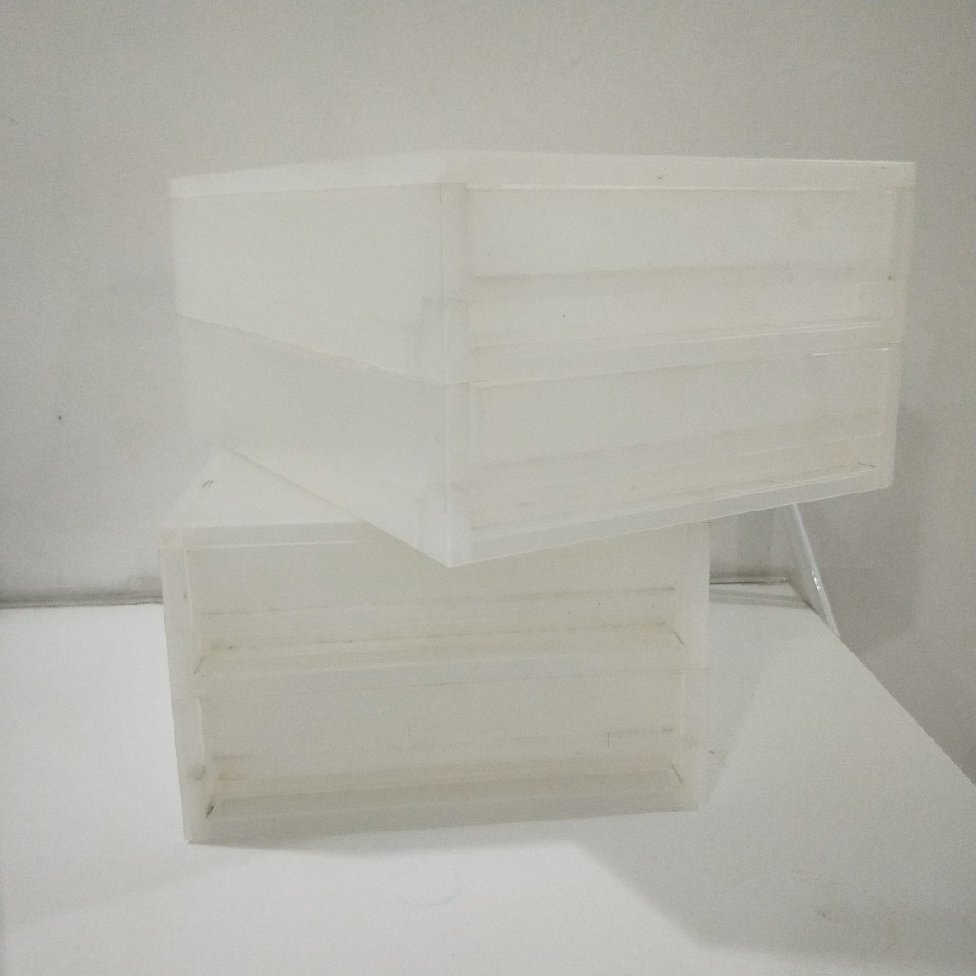 Muji Plastic Containers, Women's Fashion, Jewelry & Organisers ...