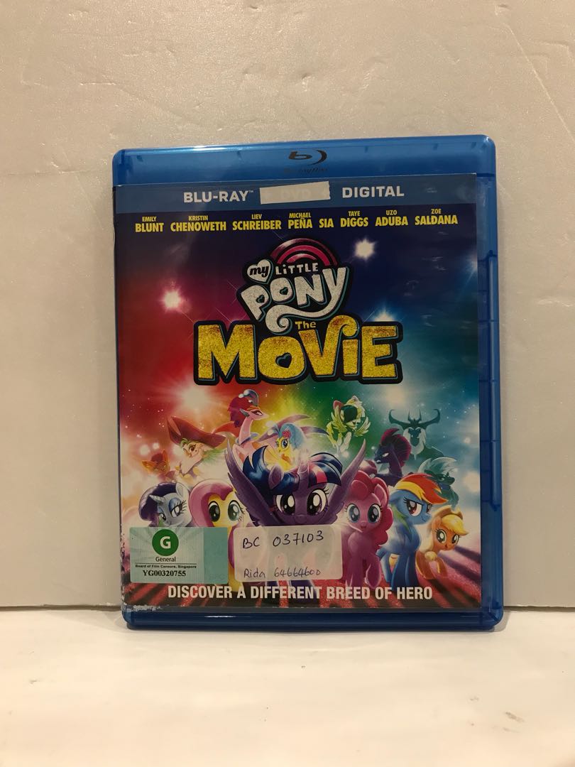 MY LITTLE PONY MOVIE, Hobbies & Toys, Music & Media, CDs & DVDs on ...