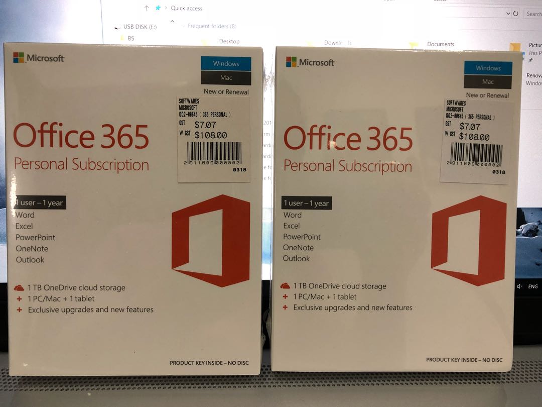 Office 365 Personal Subscription, Computers & Tech, Parts & Accessories ...