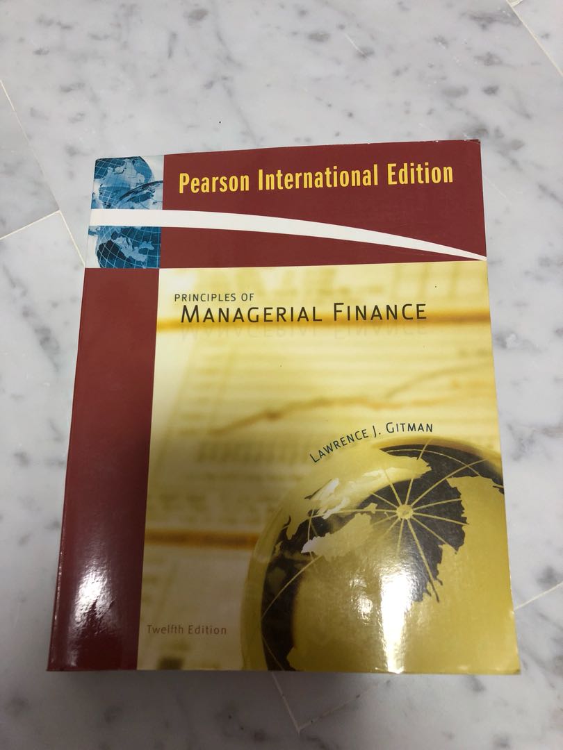 Pearson Principles of Managerial Finance 12ed, Hobbies & Toys, Books ...